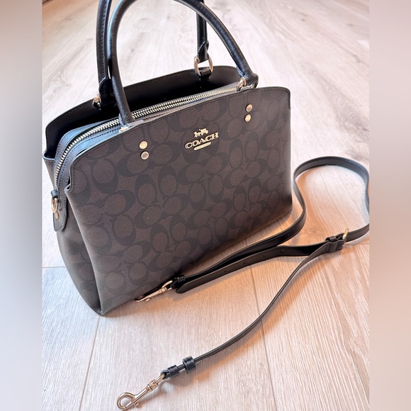 Coach | Bags | Coach Double Zip Shoulder Bag In Signature Canvas New ...